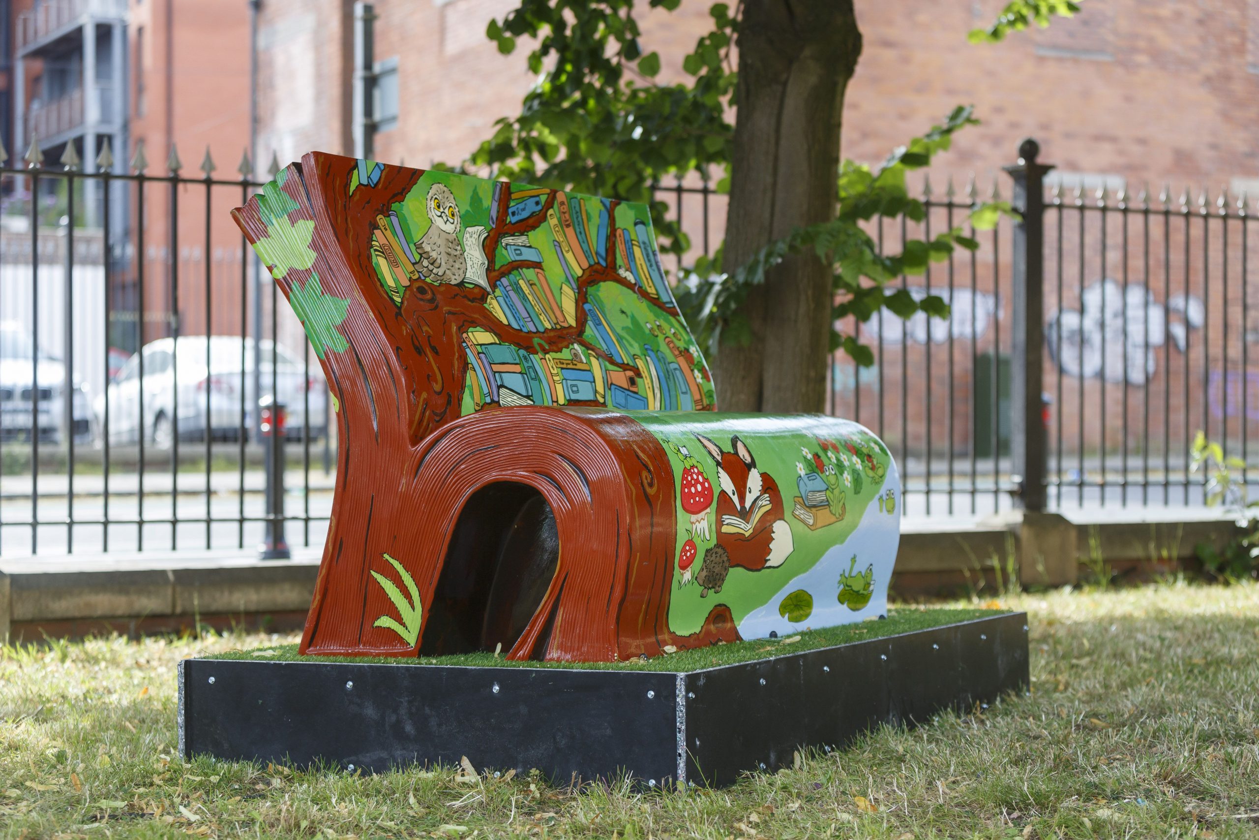 Nature Bench - Salford Literacy Trail